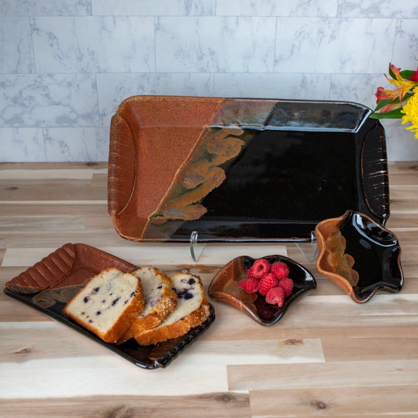 Clay Coyote Full Serving Set (The Host Set) | Clay Coyote Arts, Inc.