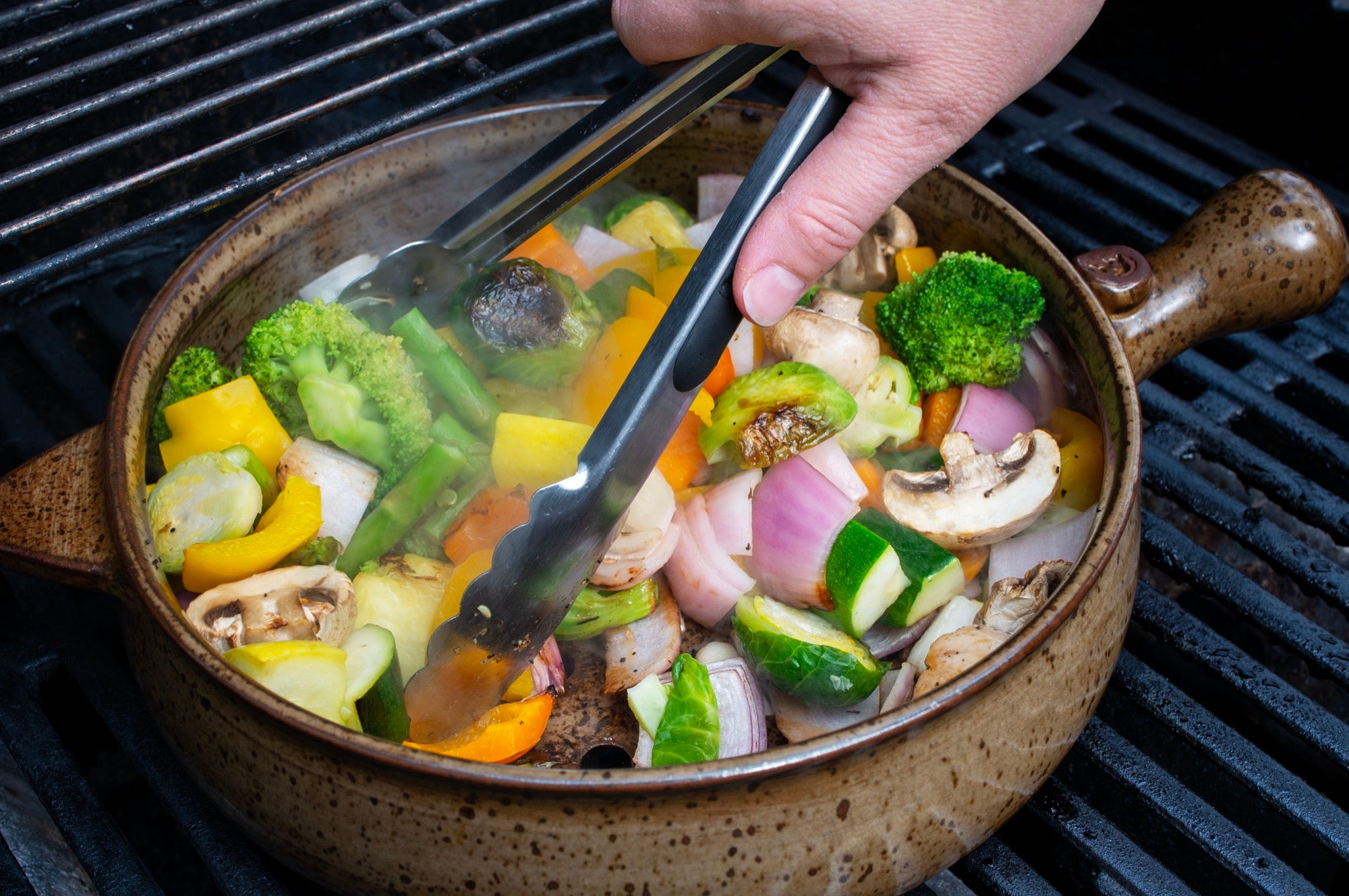 Clay Coyote Flameware Grill Basket | Clay Coyote Arts, Inc.